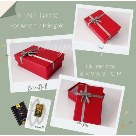 Jual Kotak Antam Box Mini 9x6x3 cm | Shopee Indonesia
