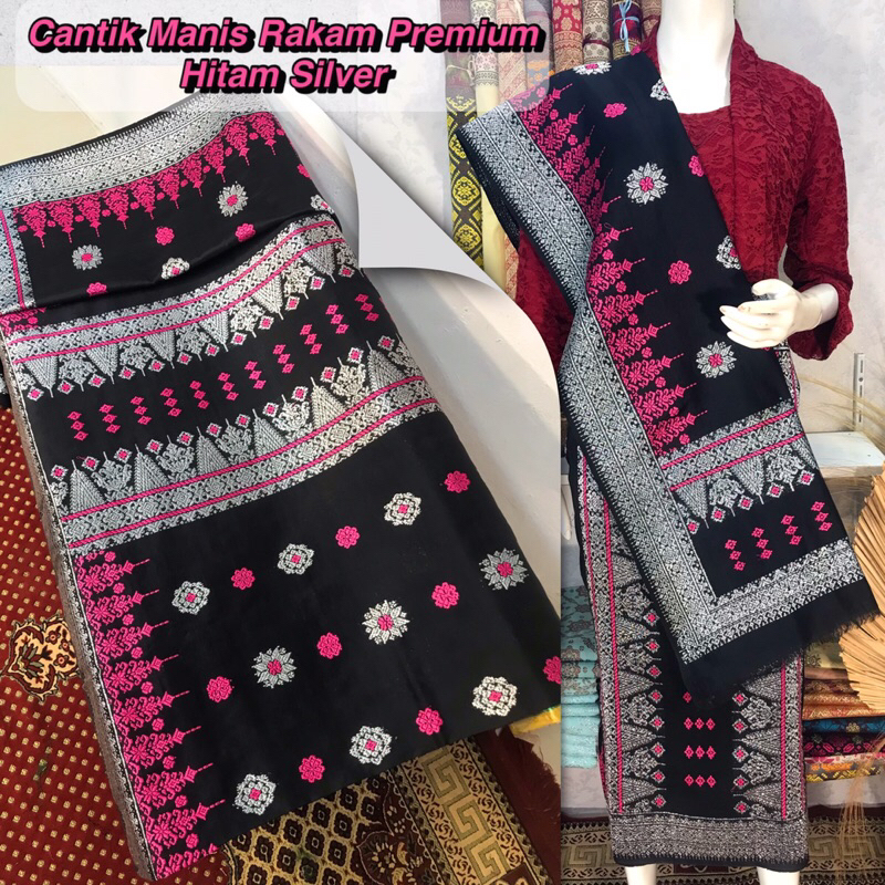 Jual Songket Cantik Manis Rakam Premium-Asli Tenun Tangan Palembang | Shopee Indonesia