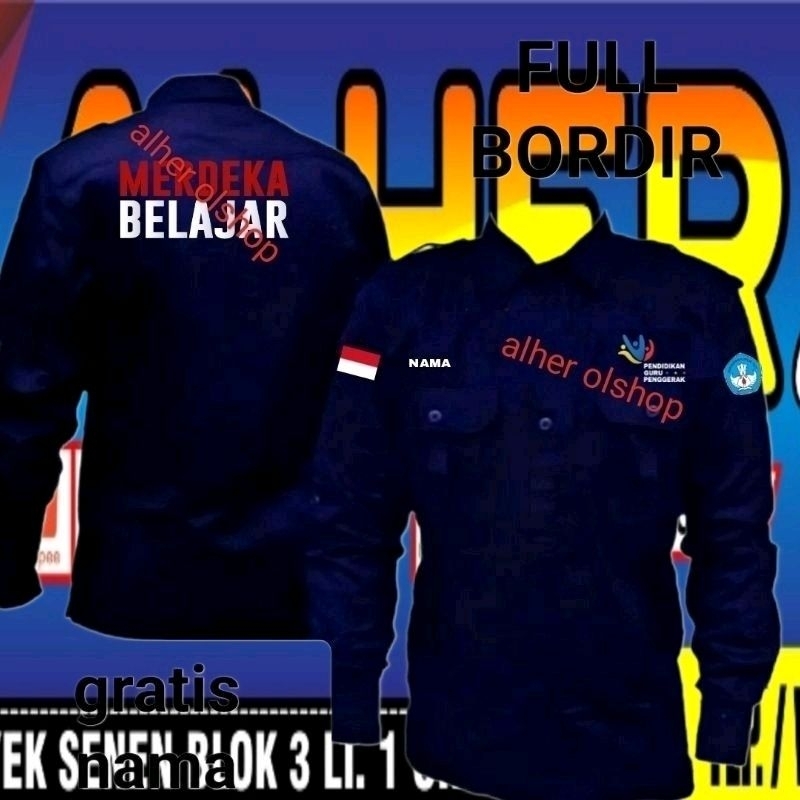 Jual kemeja merdeka belajar baju merdeka belajar seragam merdeka ...