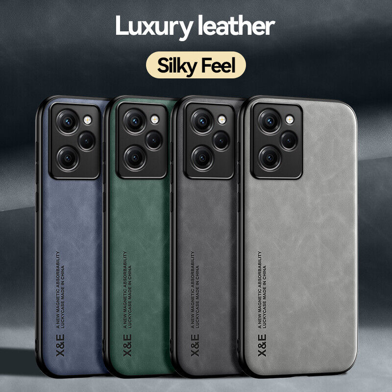 Jual Case Poco X5 Pro 5G Leather Magnetic Suede Casing Tekstur Kulit ...