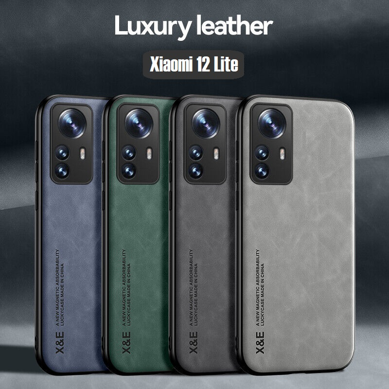 Jual Case Xiaomi Mi 12 Lite 5G Leather Magnetic Suede Casing Tekstur ...