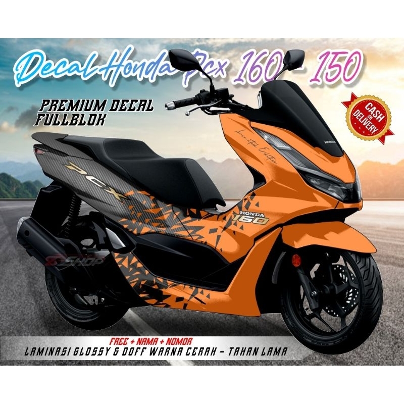 Jual Stiker Decal Honda PCX 160/150 Variasi Fullbody Custom pilihan ...