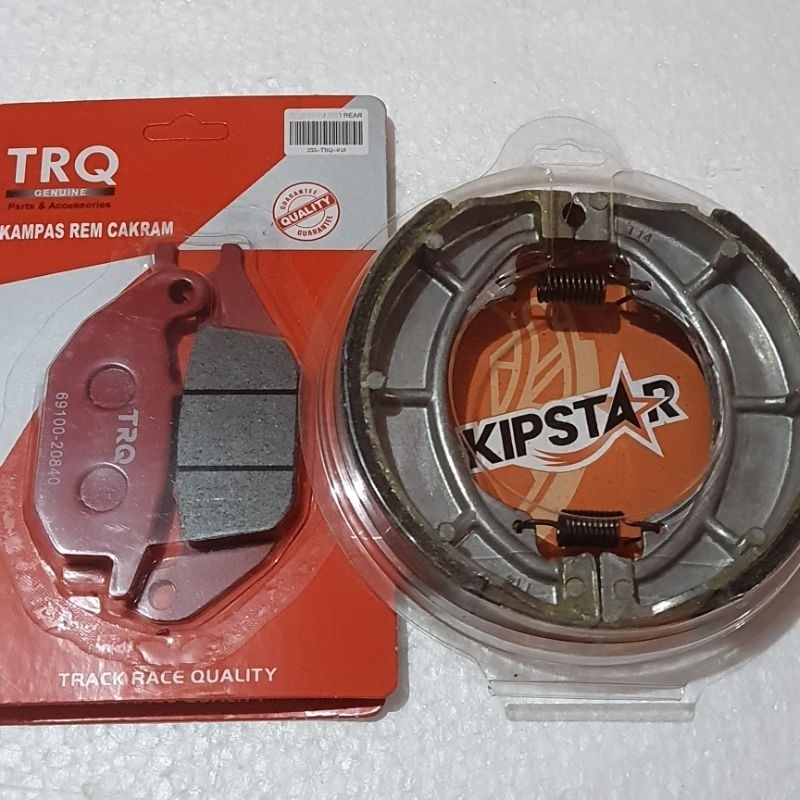 Jual PAKET KAMPAS REM SPIN 125 / SKYDRIVE DEPAN BELAKANG HIGH QUALITY ...
