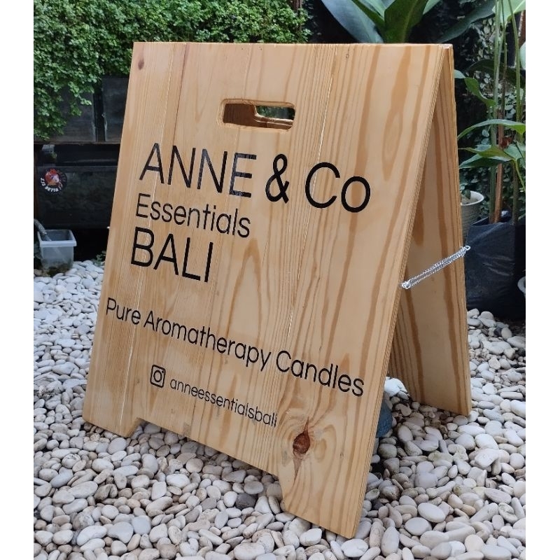 Jual sign board plang papan nama model lipat | Shopee Indonesia