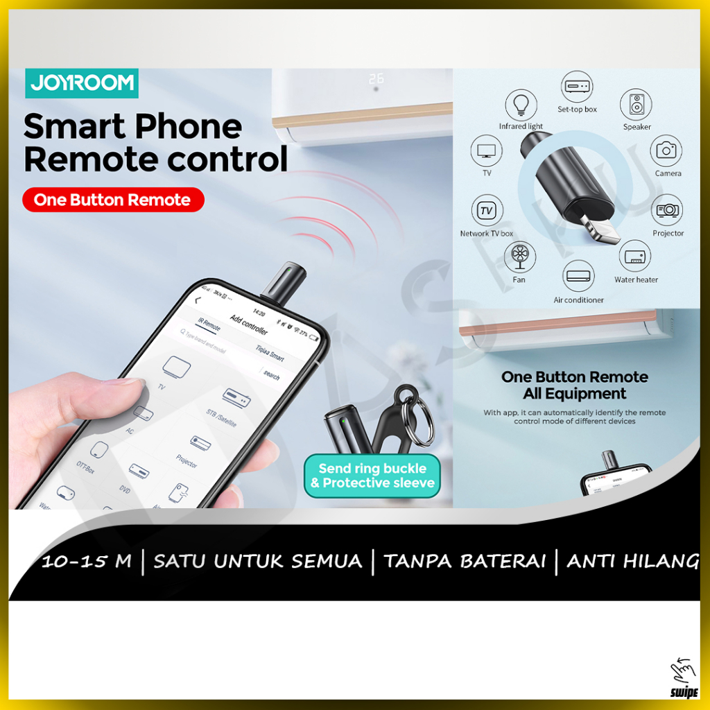 Jual Remote Control Universal Type C OTG Remot Kontrol Menghubungkan ...