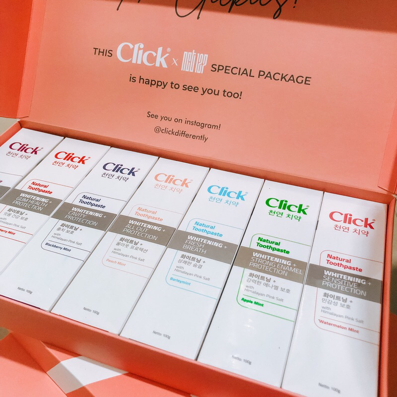 Jual CLICK TOOTHPASTE / ODOL ONLY (MINUS PC) BACA DESKRIPSI! | Shopee ...