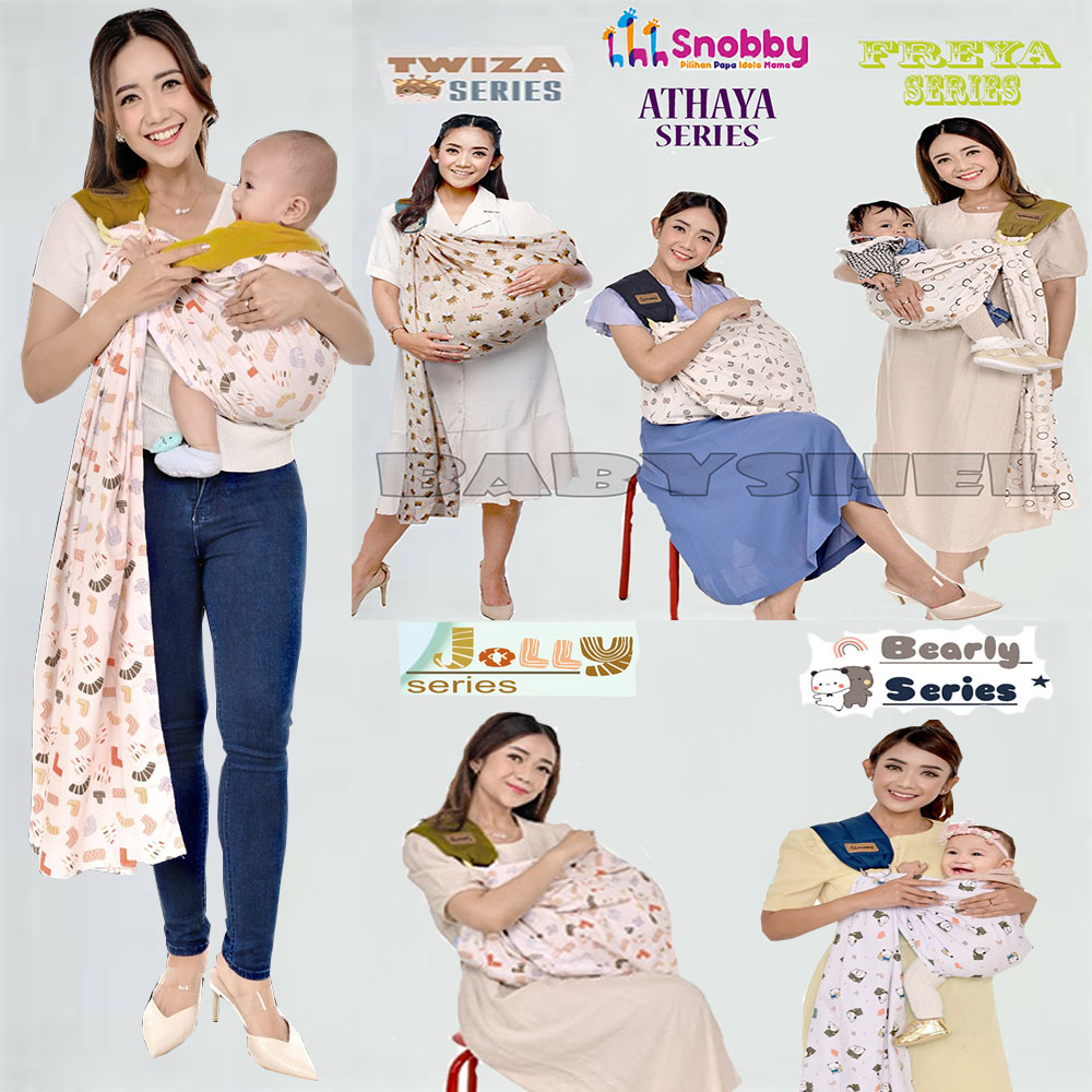 Jual Snobby Gendongan Samping Bayi Sling Ring Twiza | Athaya | Freya | Bearly | Jolly | Shopee ...