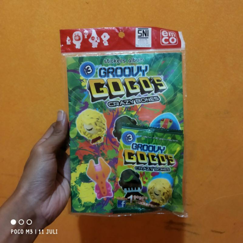 Jual groovy gogos gogo's crazy bones stickers album series 3 | Shopee ...