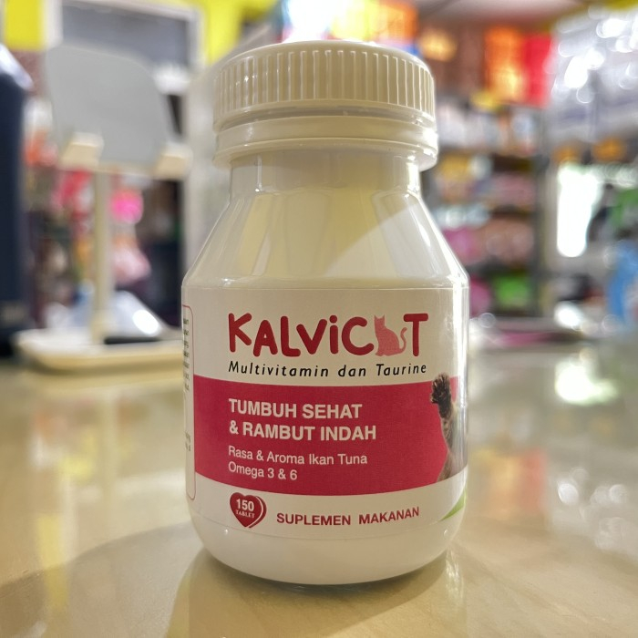Jual Kalvicat multivitamin dan taurine kucing 1 tablet | Shopee Indonesia