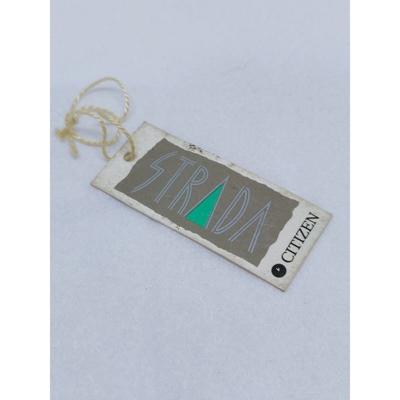 Jual Citizen strada hang tag label merk jam tangan antik ctz japan part arloji lawas vintage ...