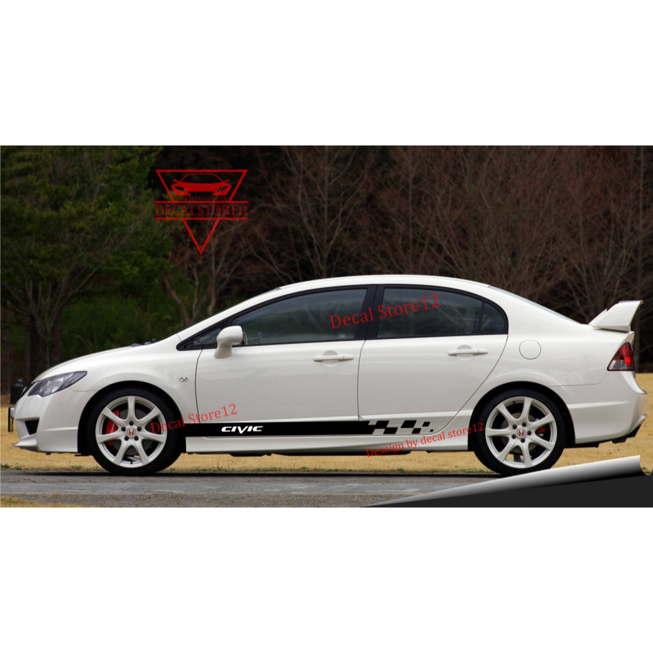 Jual stiker list sticker mobil honda civic fd sedan vios camry stiker ...