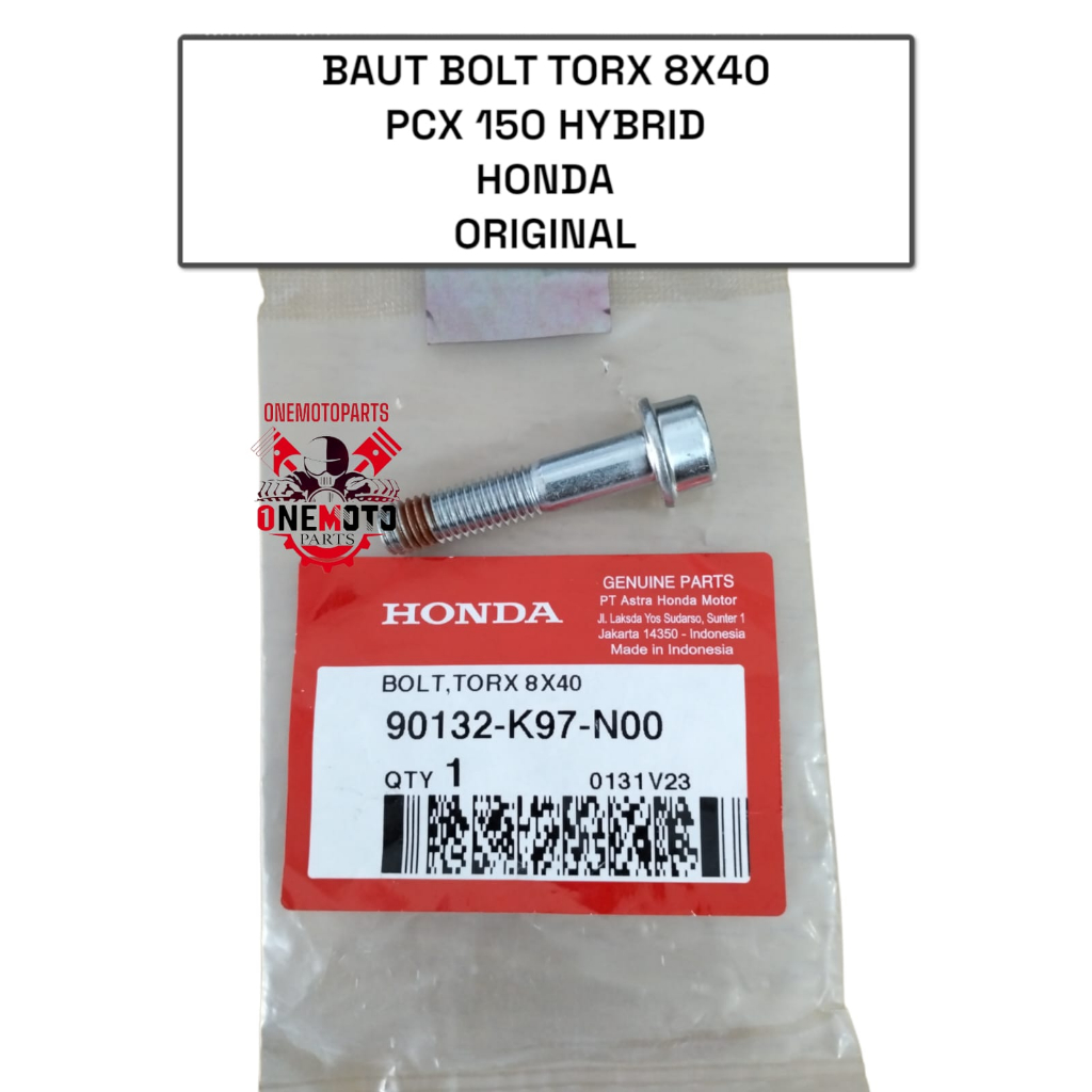 Jual BAUT BOLT TORX 8X40 PCX 150 HYBRID HONDA 90132-K97-N00 ORIGINAL ...