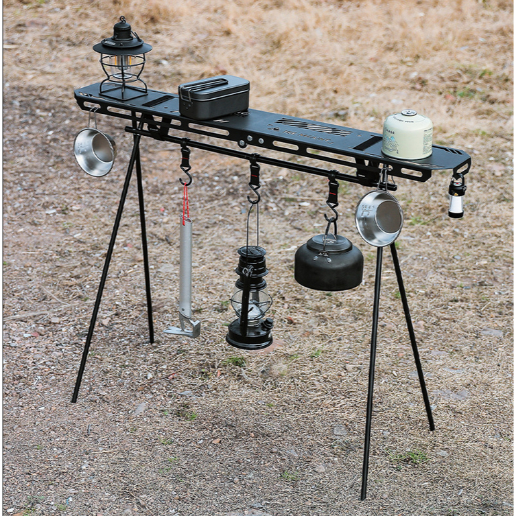 Jual Rak Tenda Camping Aluminium Portable Tripod Hanging Rack Outdoor ...