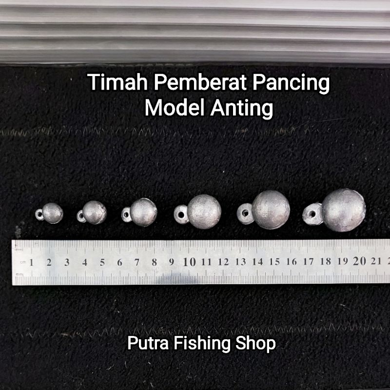 Jual Timah/Timbel/Bandul/Pemberat Pancing Model Anting Harga Untuk 1 ...