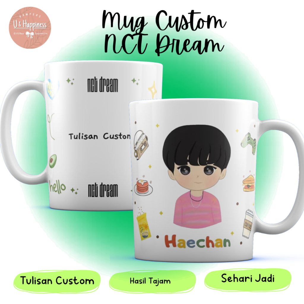 Jual CUSTOM MUG NCT DREAM / Kado Ultah / NCT DREAM / Hampers NCT DREAM ...