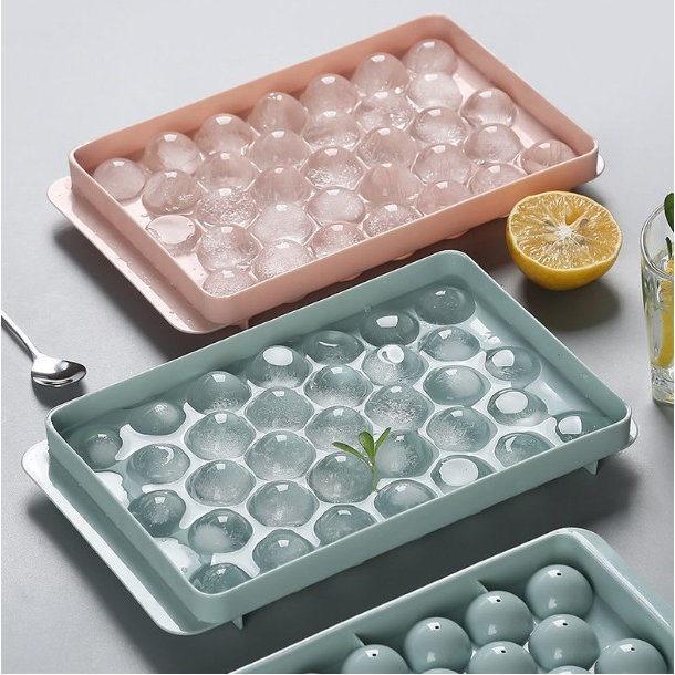 Jual Cetakan Es Batu Bulat 33 Grid / Alat Pencetak Puding Cokelat Jelly ...