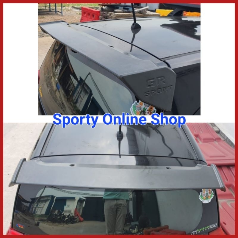 Jual Spoiler Sayap Mobil Calya Sigra GR Sport ISK + Lampu Rem | Shopee ...