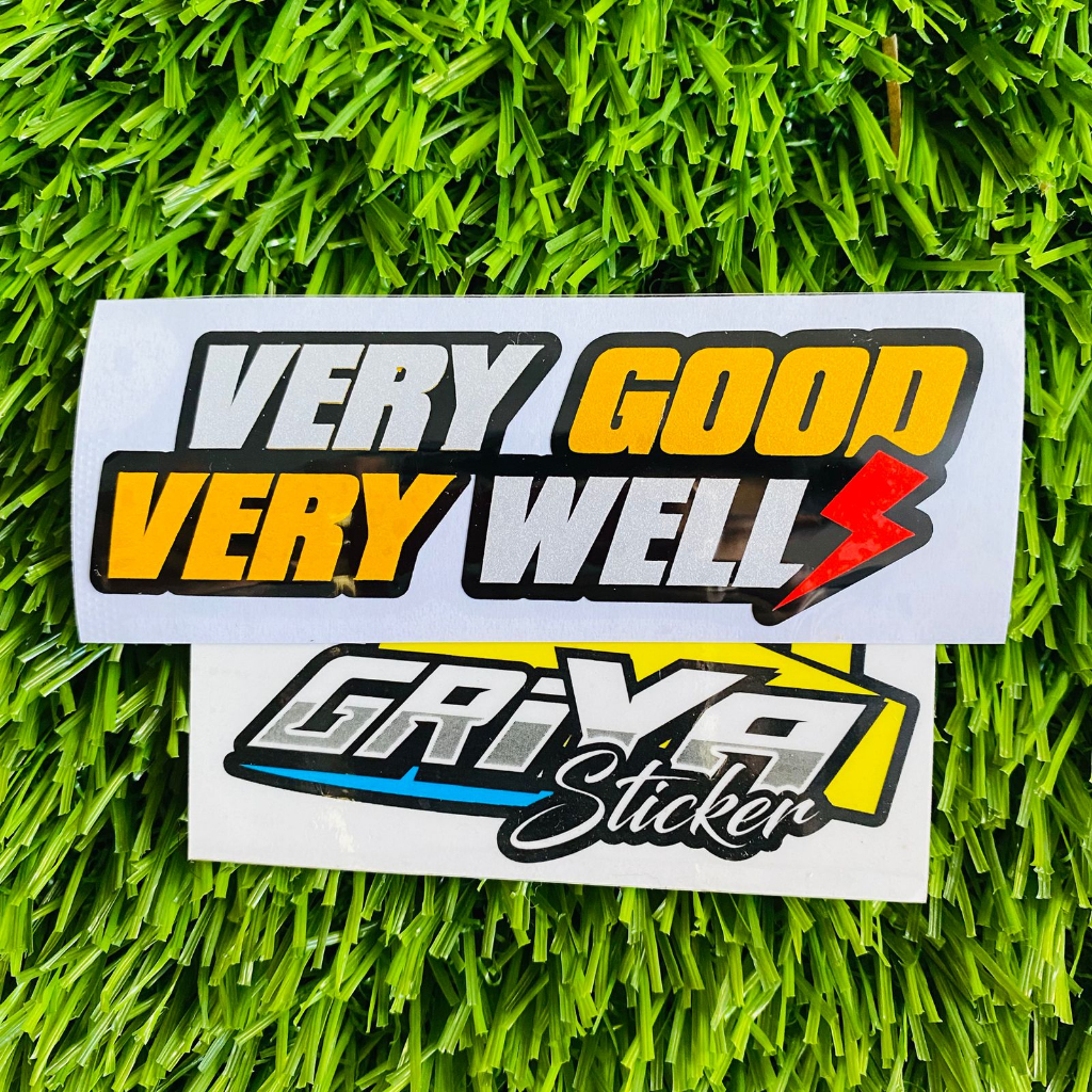 Jual stiker VERY GOOD VERY WELL sticker cutting barudak well viral ...