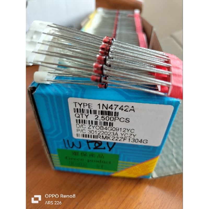 Jual DIODA ZENER 1W 12V ROLL | Shopee Indonesia