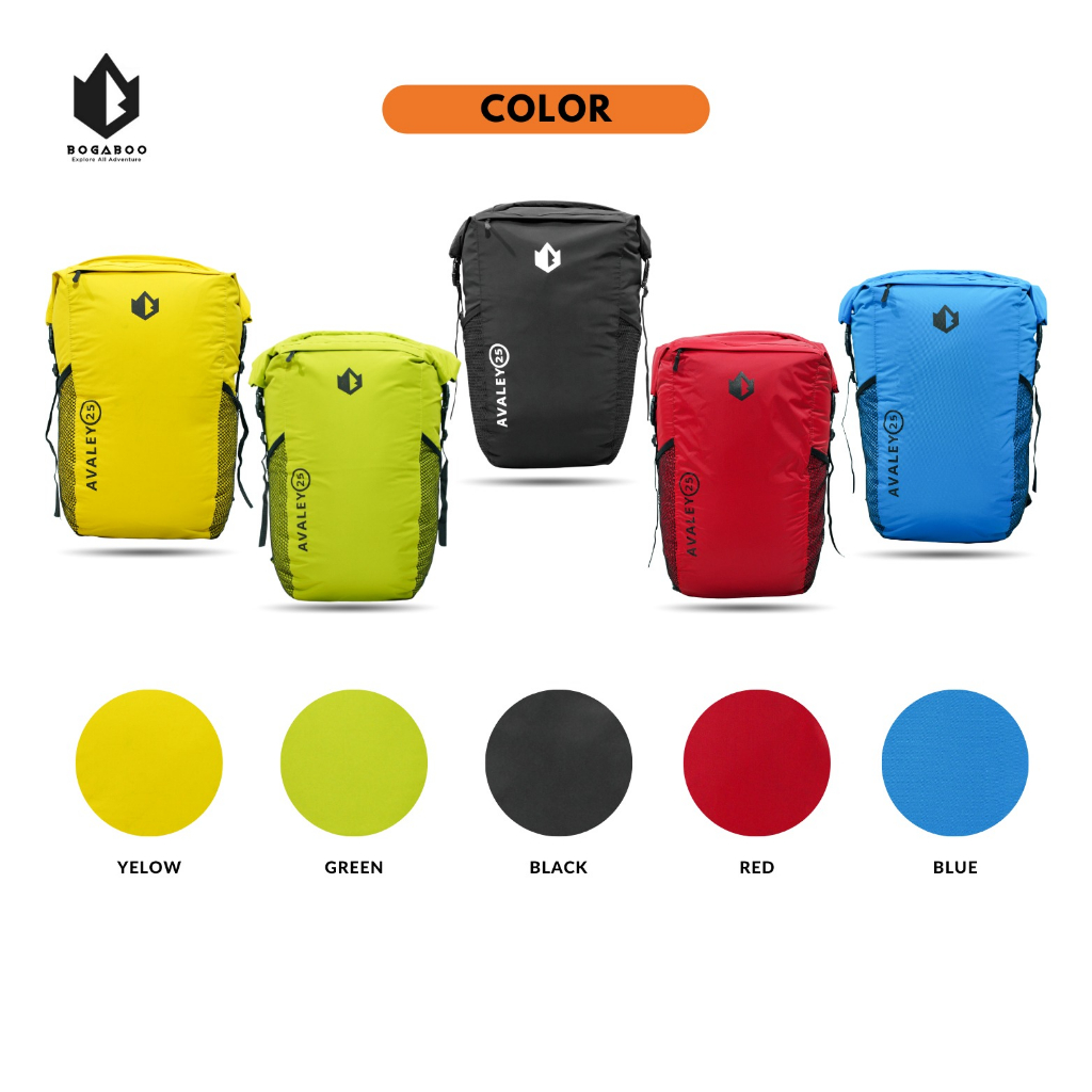 Jual BOGABOO Backpack AVALEY 25 Liter Ultralight Waterproof FULL SEALER - DRYBAG - Tas Daypack ...