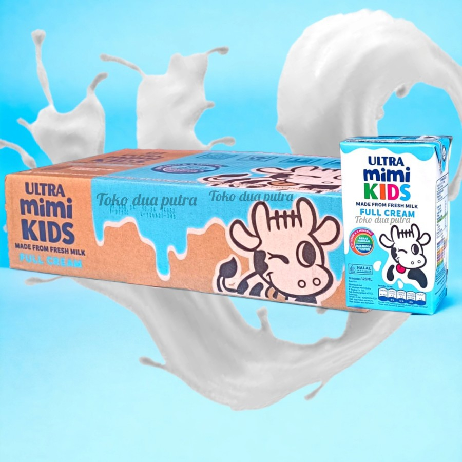 Jual Susu Ultra Mimi Kids Full cream 125 ml X 40 pcs/ Ultra mimi Milk ...