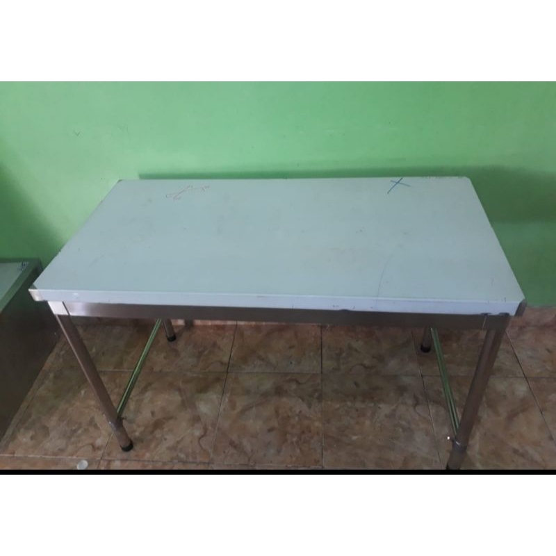Jual Meja Stainless 110 x 60 x 85 / work table / Meja preparing ...