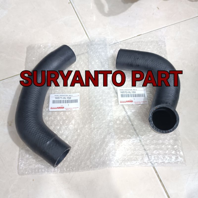 Jual Selang Hose Radiator No.1 Atas No.2 Bawah Toyota Innova Reborn ...
