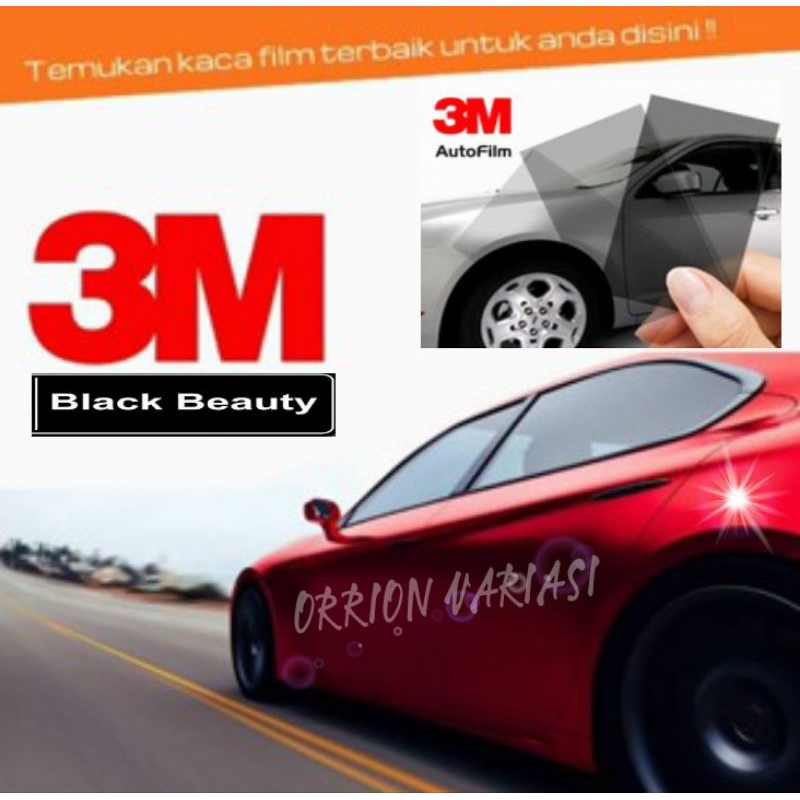 Jual 3M Black Beauty Kaca Film Mobil Anti Panas Gelap Dari Luar Terang Dari Dalam Garansi Bisa ...