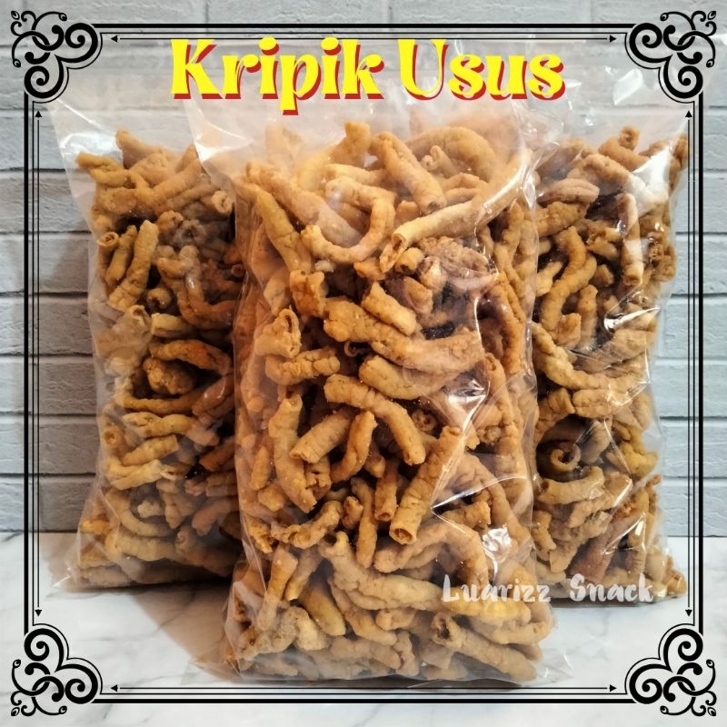 Jual 250 gr Kripik Usus Crispy Gurih/Ori / Pedas / Balado Kiloan ...