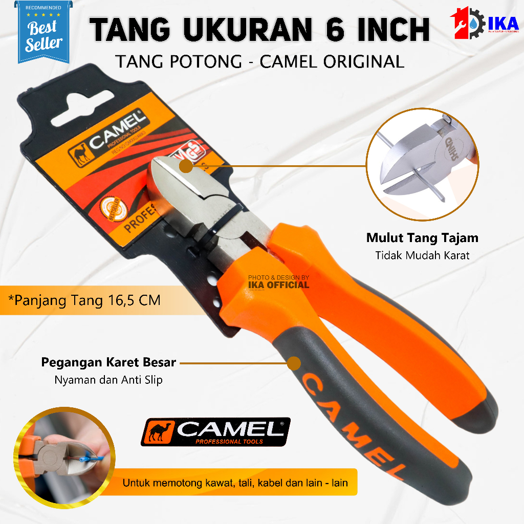 Jual Tang combinasi kombinasi 6 inci blister bahan baja gagang karet ...
