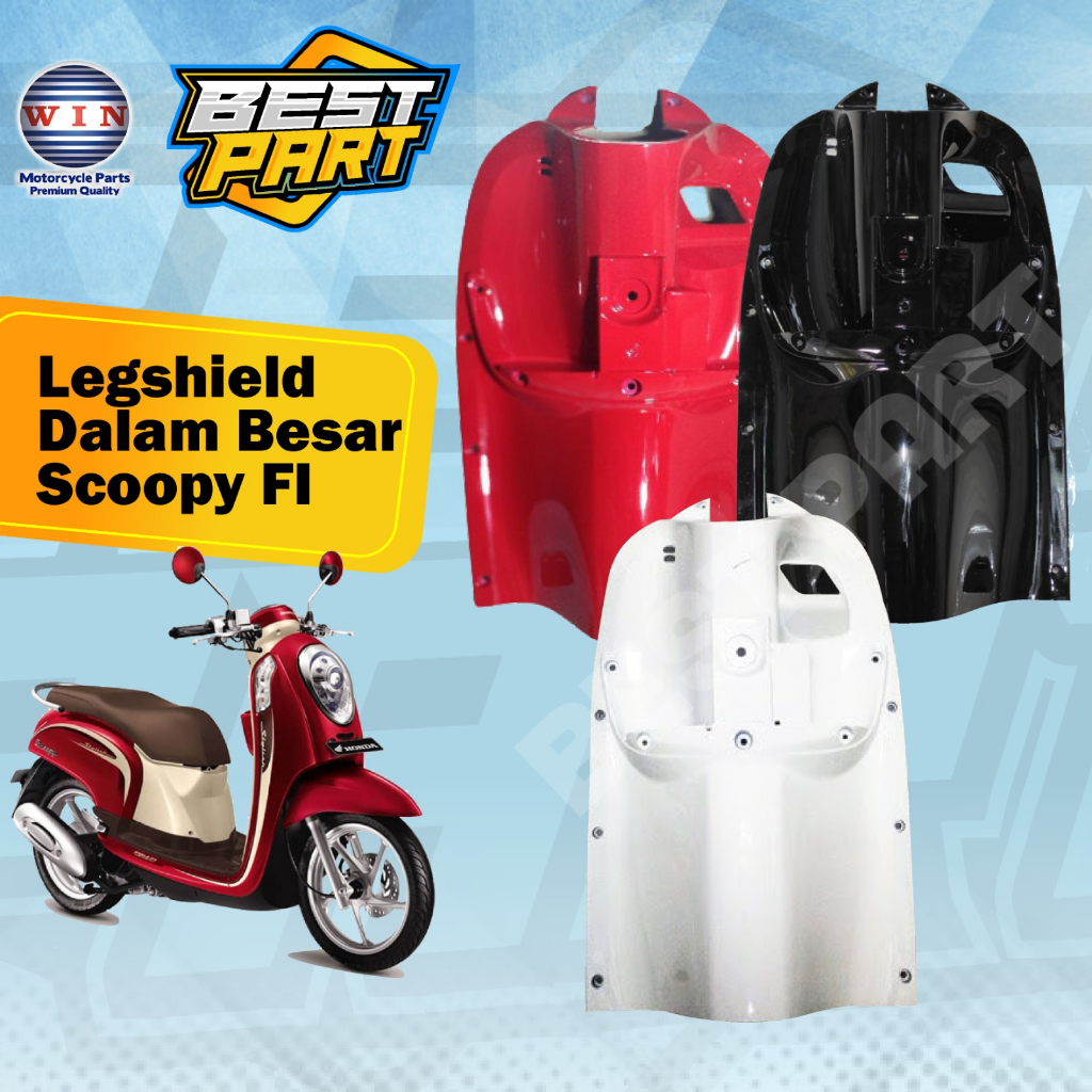 Jual Cover Inner Legshield Dalam Scoopy Fi Esp 2013-2016 dek tengah ...