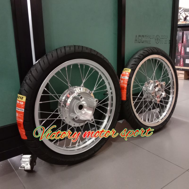Jual velg set jari jari plus ban maxxis mizzle ring 16 aerox nmax lama ...