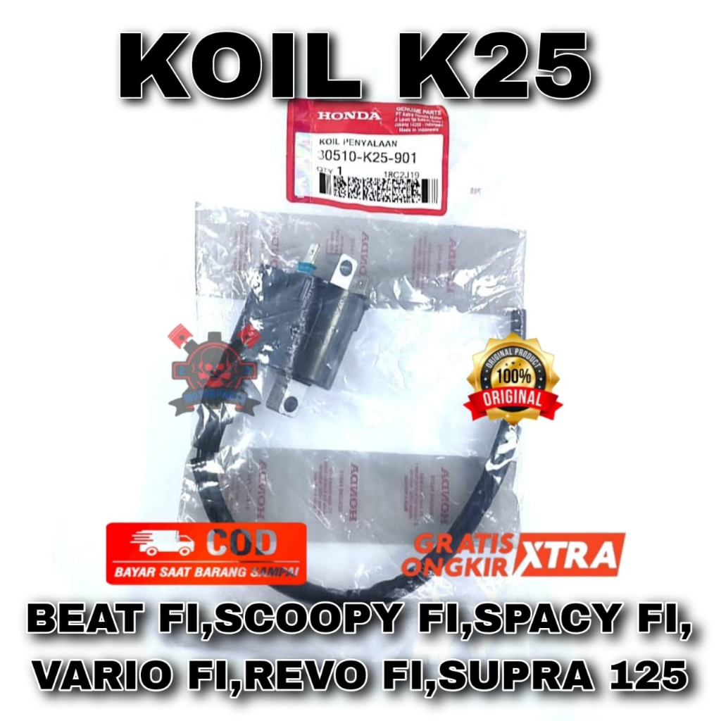 Jual KOIL HONDA K25 UNTUK MOTOR BEAT FI | SCOOPY FI | SPACY FI | VARIO ...