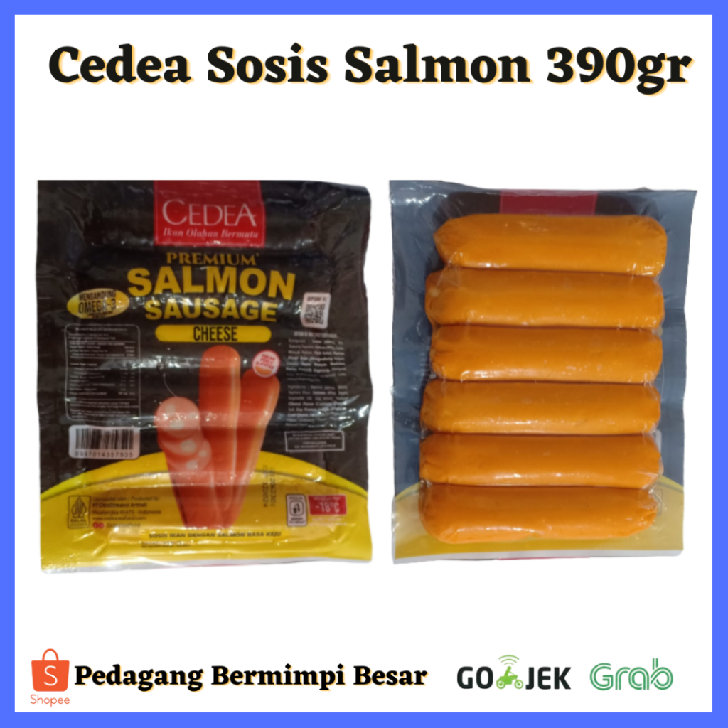 Jual Cedea Sosis Salmon 390gr/ Sosis Cedea/ Sosis | Shopee Indonesia