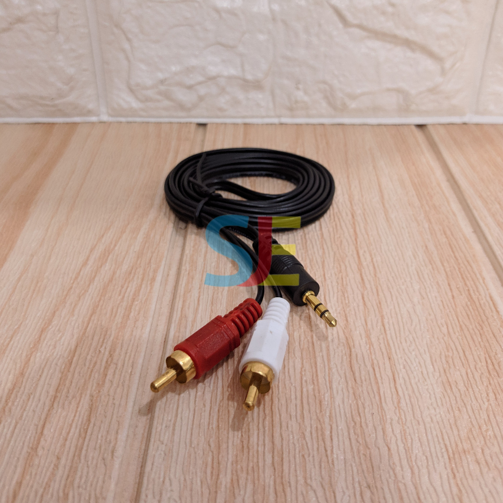 Jual Kabel RCA to Stereo / Kabel Speaker Ke HP / Kabel Speaker Laptop ...
