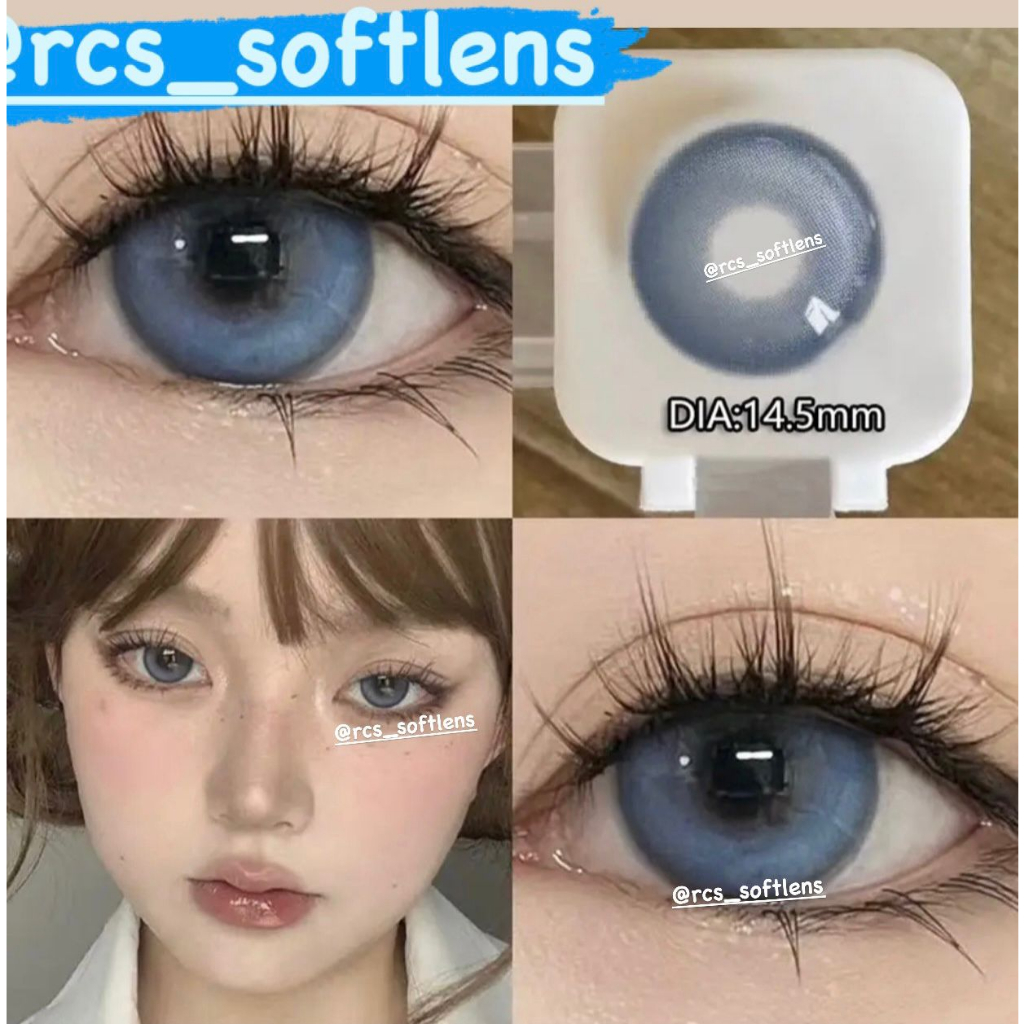 Jual RCS Softlens biru minus -1.00 s/d -6.00 softlens douyin biru abu ...