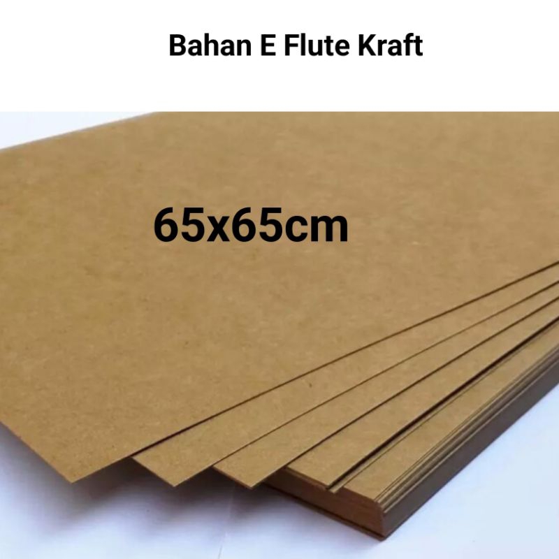 Jual Bahan Kraft E flute 65x65cm (15pc) | Shopee Indonesia