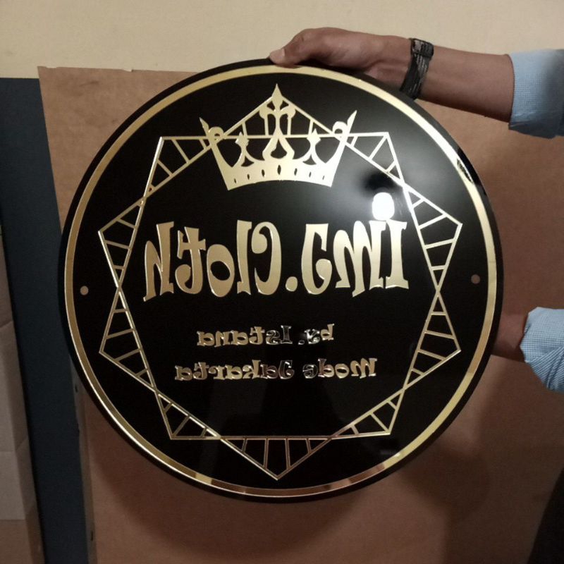 Jual Custom Papan Nama Toko / Logo Toko, Ruko, Office Sign in Acrylik ...