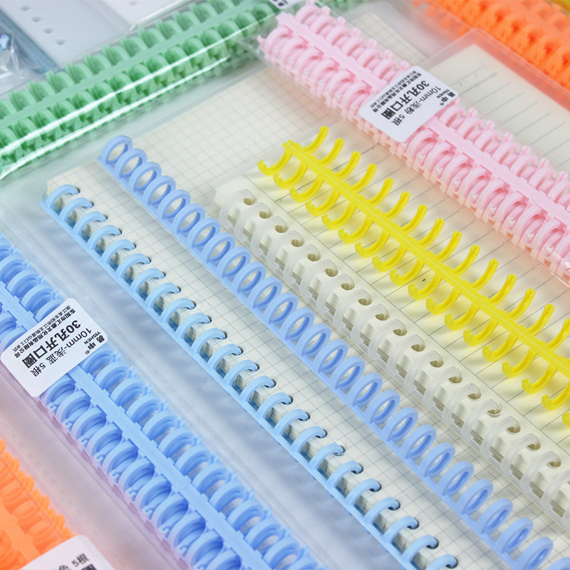Jual MURMURE | DIY RING BINDER PLASTIK SPIRAL 30 HOLES LUBANG UNTUK ...