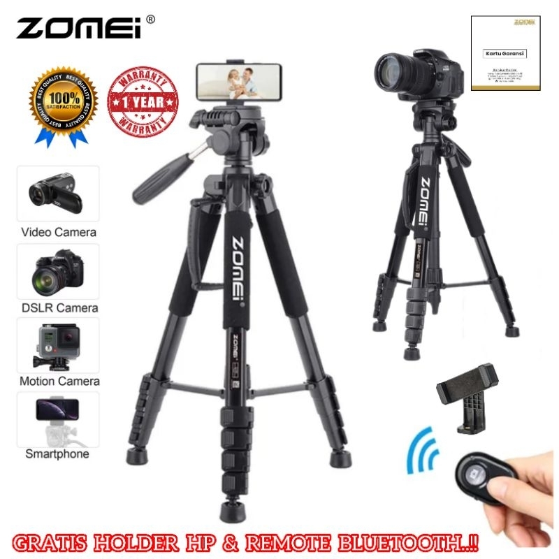 Jual ZOMEI Q188 Tripod Kamera DSLR Mirrorless Camcorder Smartphone Live ...