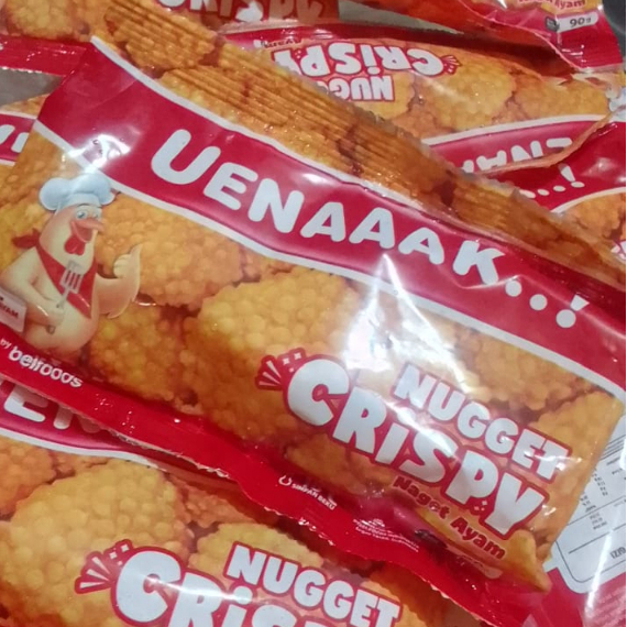 Jual Uenaaak Nugget Crispy 90 gr isi 7 pcs Frozen Food Murah | Makanan ...