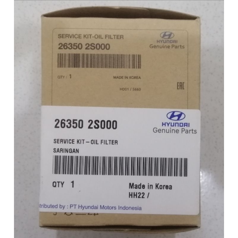 Jual Filter Assy Engine Oil ( 26350 2S000) | Shopee Indonesia