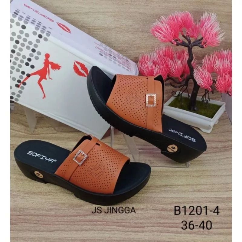 Jual PROMO!!!Sandal Wanita SOFIYA WEDGES SELOP SOFIYA 5CM RINGAN ...