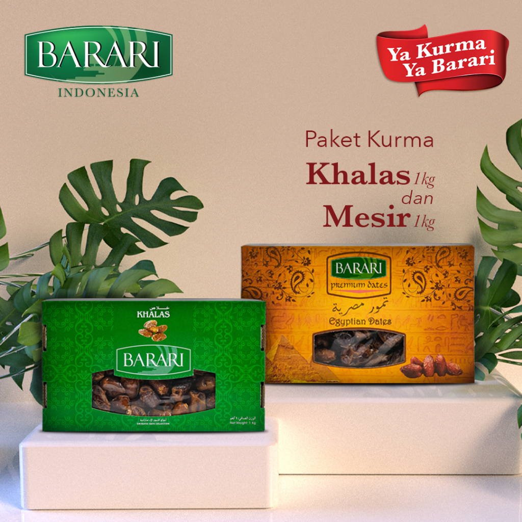 Jual BARARI Khalas Kurma Emirat dan Kurma Mesir 1 Kg Premium Dates High ...