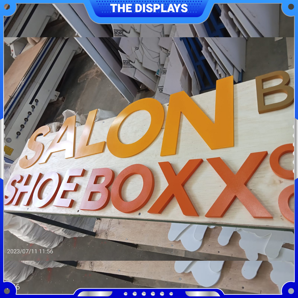 Jual Company Store Office Sign Logo Letter Timbul PVC Cutting CNC ...