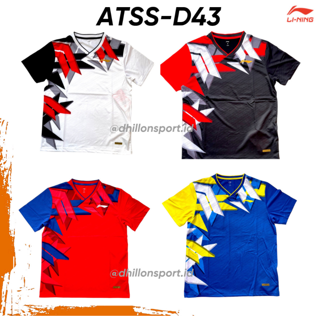 Jual Jersey Badminton LiNing ATSS D43 Original / Kaos Bulu Tangkis Li ...