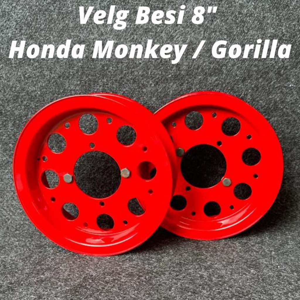 Jual Velg Besi 8" Honda Monkey / Gorilla | Shopee Indonesia