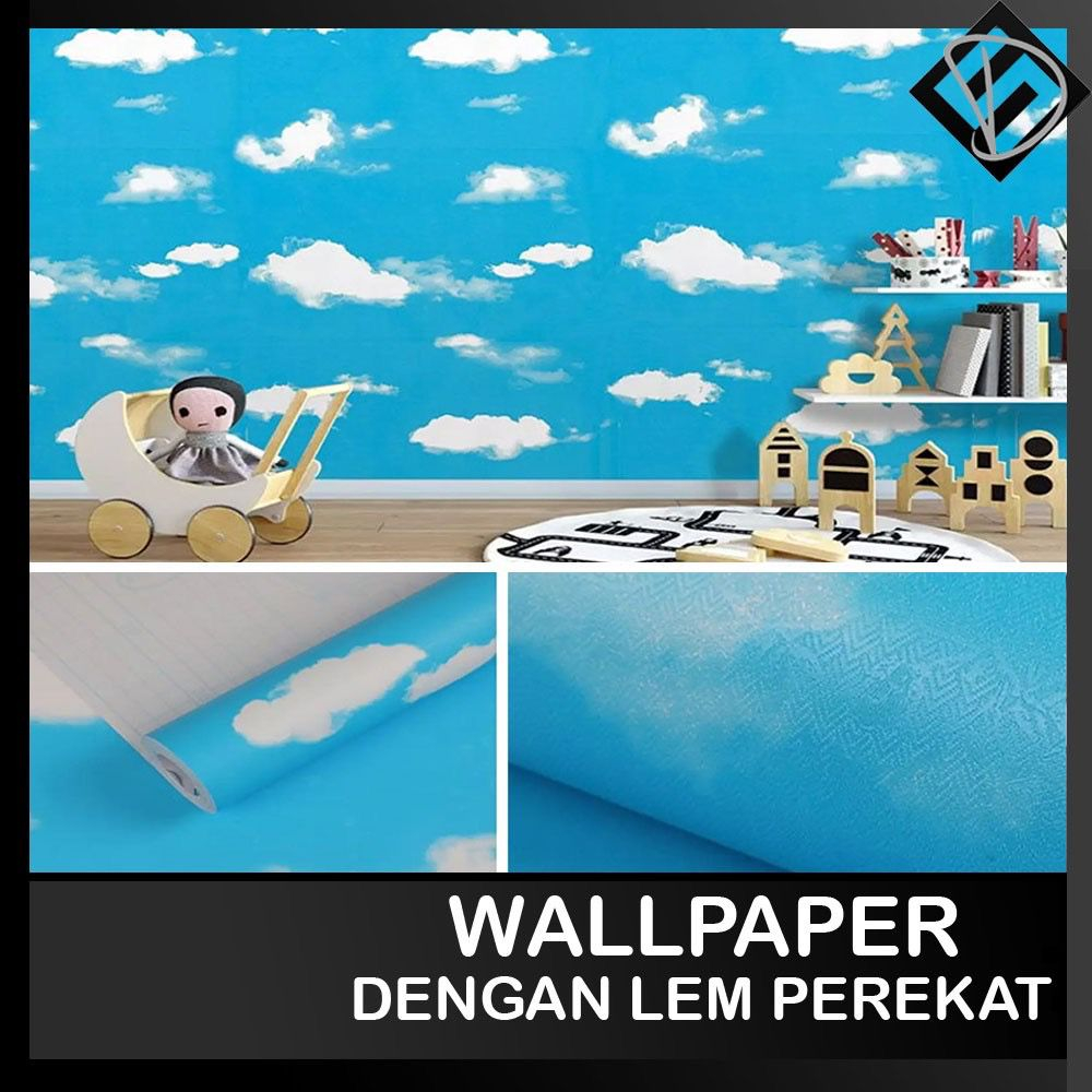 Jual Wallpaper dinding kamar tidur Motif Karakter Anak stiker dinding ...