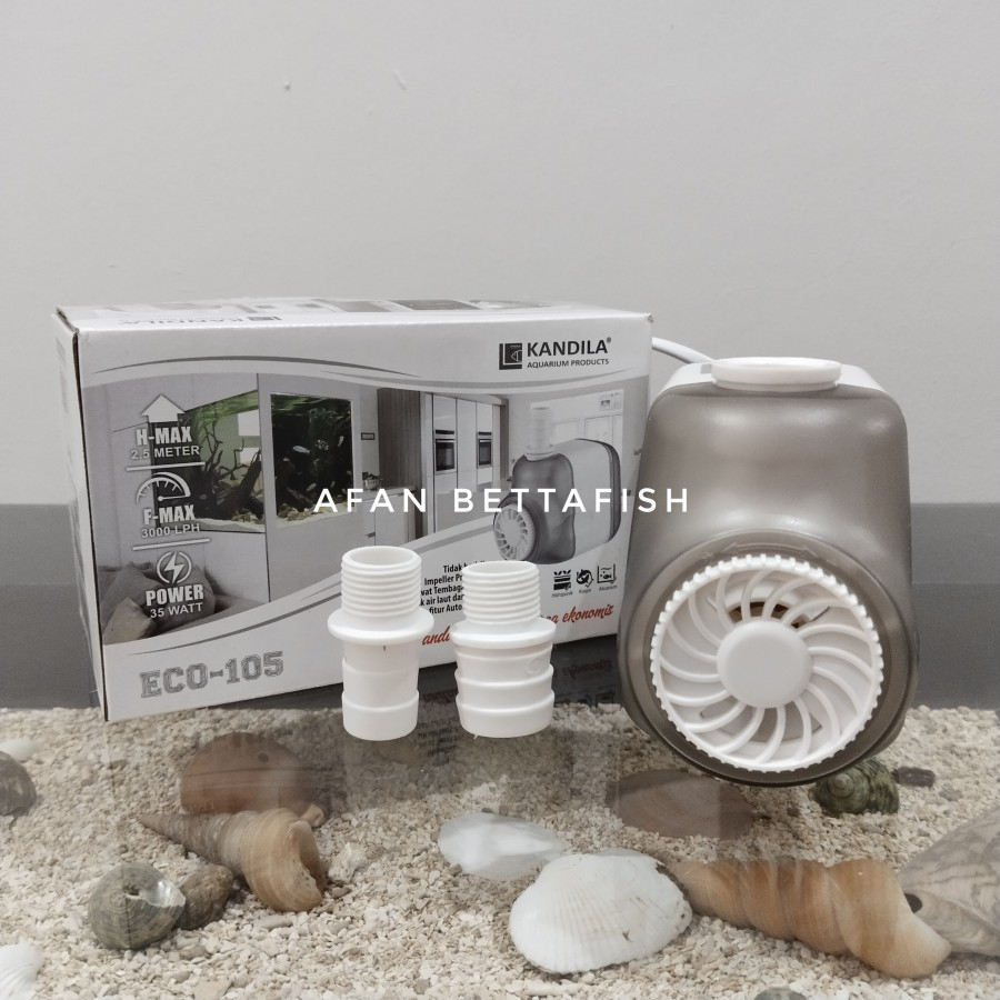 Jual Pompa Air Celup Kandila Eco 105 Water Pump 35 W 3000 LH Aquarium Kolam | Shopee Indonesia