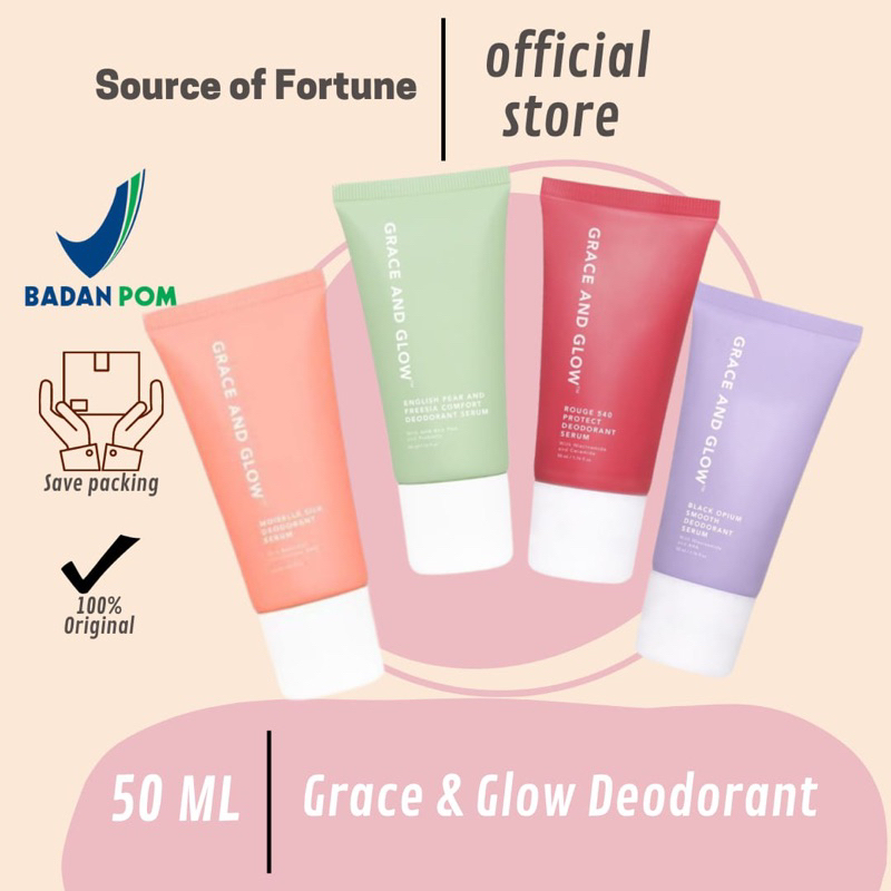 Jual Grace & Glow | Deodorant Series | Black Opium Smooth Deodorant ...